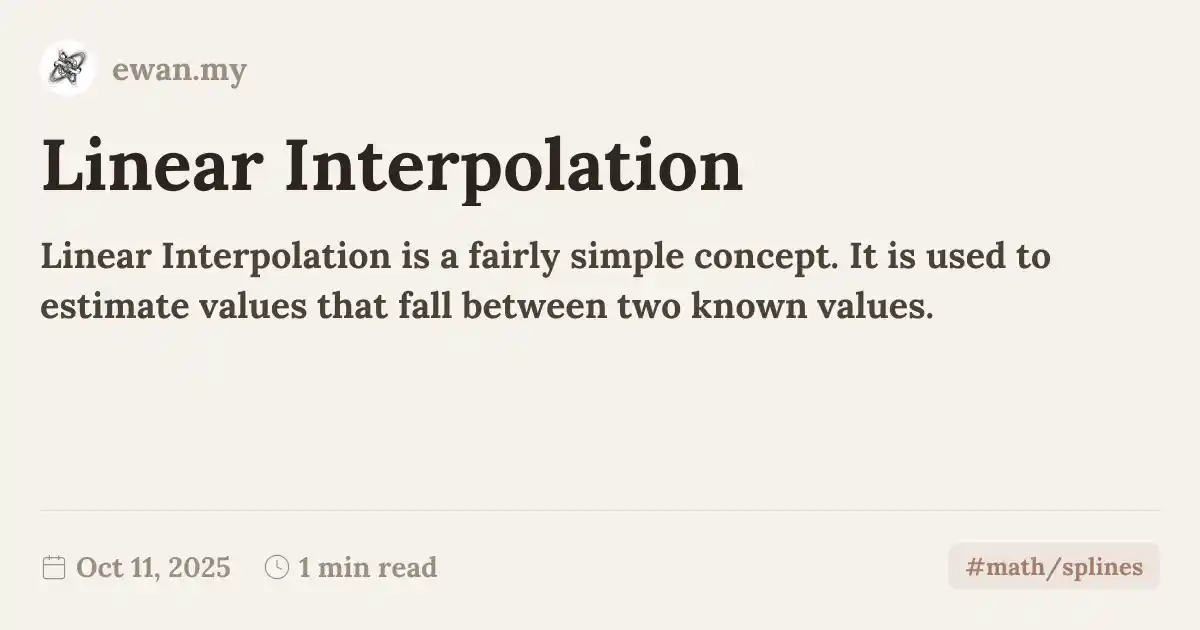 Linear Interpolation